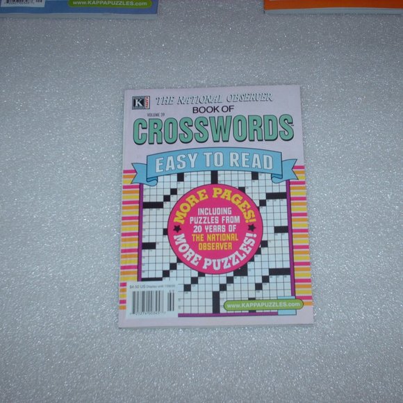 Crossword Puzzles | Games | Bundle Of Three Crossword Puzzle Books ...